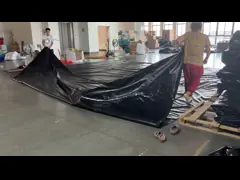 Heavy Duty Lumber Tarp 18oz Black Truck Tarp