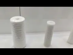 流れる熱水消毒用 80°C プレートフィルターカートリッジ 5 - 40 インチ 長さ