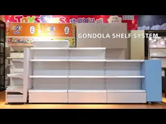 Custom shop Grocery Store Rack Supermarket gondola Shelving super market Shelf display racks shelves
