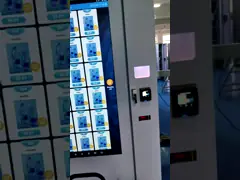 Metal 55 Inch Touch Screen Drink Vending Machine For Gym Bank School With Elevator Corridor