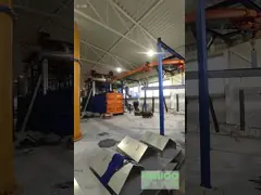 hook through type shot blasting machine