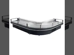 China 45mm Foaming Glass Door Cooler Upright Display Independent Refrigeration System for sale