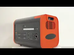 Générateur d'énergie solaire orange noir de 2000W avec stockage à la batterie