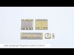 China Glass Quartz 60DEG UV LED Chips 365nm 385nm High Power LED 10W for sale