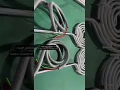 480V 1P 4KW PTFE Immersion Heater Spiral Shaped PTFE Heater For Heating Chemical Tank Liquid