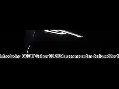 China Pure Electric Geely Geometry EV E Firefly car 2024 301KM Starlight for sale