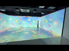immersive experience wall and floor projection for shopping mall