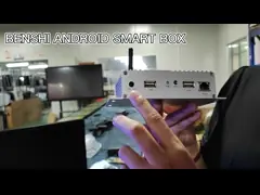 Smart Media Player Android Box And CMS Software Digital Signage Split Screen