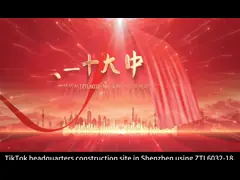 ZTL5522-14t Erection Video of Tic Tok Building in Shenzhen