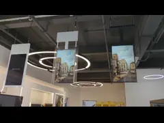 43 55 Inch Double Side Wall Mounted Digital Signage Advertising Hanging Digital Signage