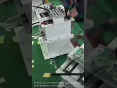 組み立てたバッテリー