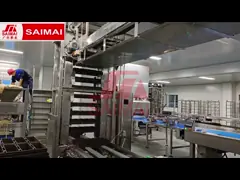 Bread Hamburger Bread / Toast Production Line, Proofing, Routing, Mixing, Baking, Depanner