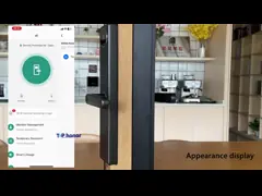 Apartment management door lock with passcode,fingerprint,card,key and TUYA APP