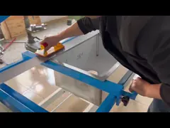 Grinding machine for  handmade sink’s panel (Abrasive belt type)
