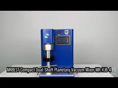 500ml Compact Dual-Shaft Lab Scale Planetary Vacuum Mixer for Battery Electrode Preparation