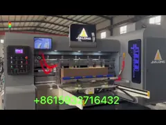 China JLA Full automatic high speed flexo printer slotter die cutter stacker machine for sale