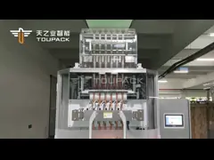 China Automatic Multi Lane Packaging Machine Sauce Sachet Multihead-Column Check Weigher Stick Multi Lanes Packaging Machine for sale