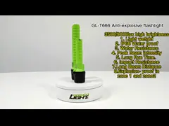 China 6.4Ah IP68 Explosion Proof LED Flashlight , 200 Meters Spark Proof Flashlight for sale