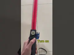 China 54cm Length LED Warning Lamp Traffic Signal Baton Handheld Plastic Led Flashing Light Flashing Guide Wand for sale