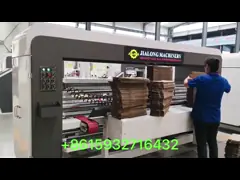 Full automatic high speed carton folder gluer machine