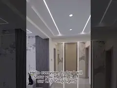 Cina Moderna luce lineare LED Profili in alluminio estrussione intagliata luce di linea di soffitto in vendita