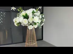 Hot sale wedding centerpiece gold metal flower stand