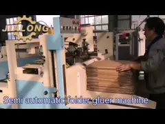 China Semi automatic folder gluer machine for sale