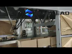 Automatic Bread Packaging Line PLC Control 35-150 Bags/Min Capacity