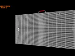 transparent lOutdoor transparent screen rental screen T-pro series P3.91-7.81 die-cast aluminum box brightness 5000cd/m²