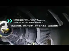 Shaft-less drum screener machine