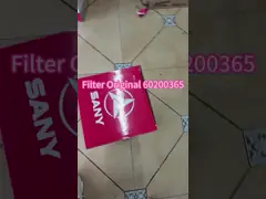 Excavator return hydraulic oil filter element 60200365