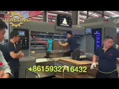 China Full automatic high speed flexo  printing slotting rotary die cutting inline folder gluer strapping machine for sale