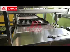 China 1.2M Width Cookie Production Line , Single Color Cookie Depositor PLC Touch Screen for sale