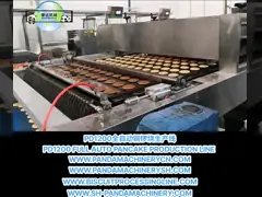 Fully Automatic Pancake Production Line Sandwich Pancake Processing Line Pancake Making Equipment