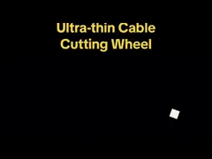 Car cable cutting wheel