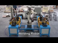 China Industrial Welding Robots 6 Axis Robot Mig Tig Robotic Welding Machine For Exhaust Pipe for sale