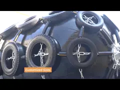Tyre Net Type Pneumatic Rubber Fender--Qingdao Shunhang Marine Supplies Co.,Ltd.