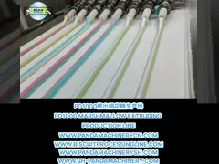 Linha de produção de depósito expulsando revestimento do marshmallow do composto de 380V