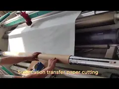 Cut the transfer paper into appropriate aliquots