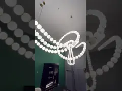 Cream White Glass Ball Custom Pendant Lighting