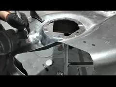 Grinding process on deep drawn prototype parts