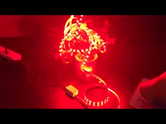 SMD5050 LED Strip Lights RGB com controle remoto Dimmable 5M 60leds Não-impermeável 12V Led Strip Para KTV