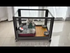 China Portable Sliding Door Dog House Kennel for sale