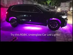 China Automotive LED Interior Lights Multi Color Remote Control Flexible ABS 12V Car LED Strip Light for sale