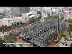 China OEM ODM Multi Level Steel Building Multi Storey Residential Building for sale