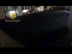 Blue White LED Star Curtain