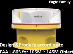 Stainless Steel IP66 600W Aviation Obstruction Light for High-Rise Building High Pole Tower Crane Ai