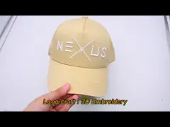 Hat Factory Custom High Quality Baseball Cap Wholesale 3d Puff Embroidery Baseball Hat  for Men Wome