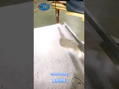 Welding the galvanized storage box with the fixed spot welding machine