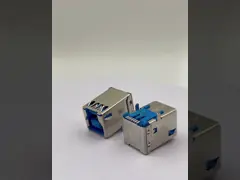 USB3.0 B/F 90° DIP+SMT Socket Connector